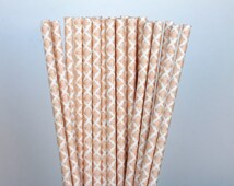 Unique peach paper straws related items | Etsy