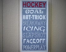 Popular items for hockey signs on Etsy