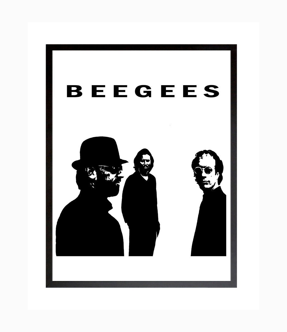 Bee Gees Poster Bee Gees Disco Music Still Waters Printable