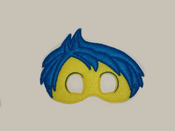 Inside Joy Felt Embroidered Mask