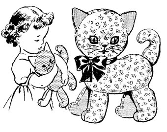 Calico cat pattern | Etsy