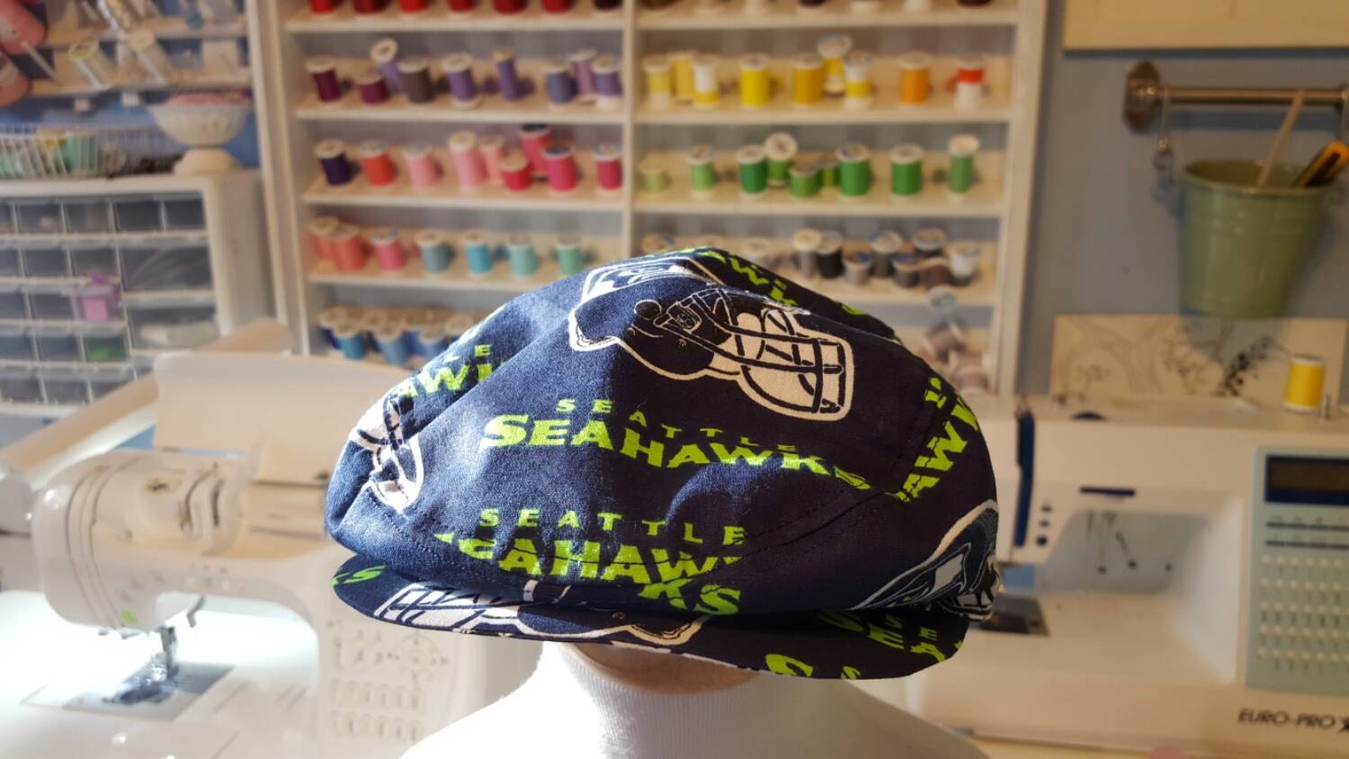 Seattle Seahawks Newsboy cap -flat cap – golf cap children’s – Haute Juice