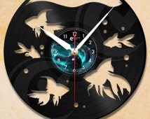 Popular items for fish clock on Etsy