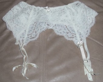 Satin garter belt | Etsy