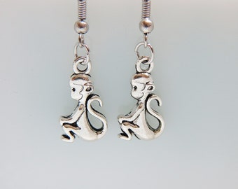 Unique monkey earrings related items | Etsy