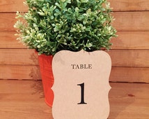 Popular items for rustic table numbers on Etsy