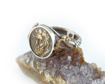 Greek god ring | Etsy