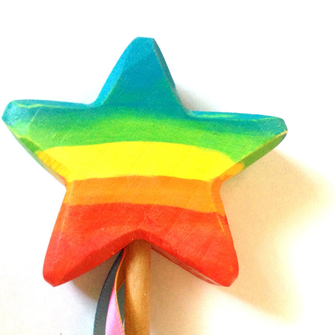 Magic wand star rainbow
