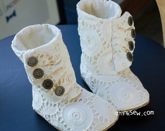 Sewing Pattern for Baby Booties and Shoes by sewingwithme1