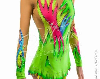 Rhythmic Gymnastics Leotards & Acro Gymnastics Dress by Modlen