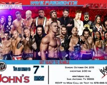 Unique wwe birthday related items | Etsy