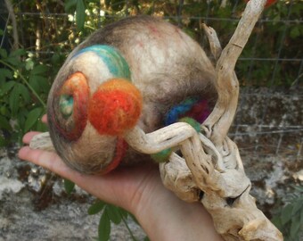 Needle felted snail | Etsy