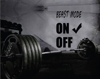 Beast mode decal | Etsy