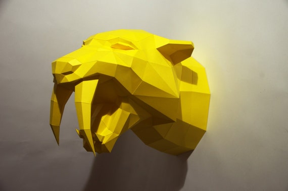 Build your own Sabertooth Tiger Trophy