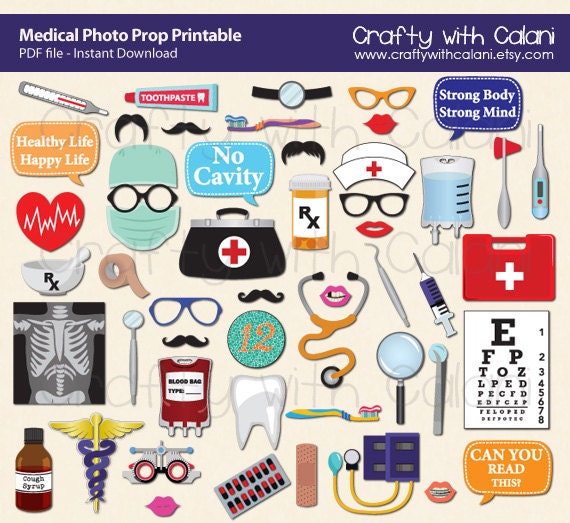 Medical Themed Photo Booth Prop Medical Themed Party Photo