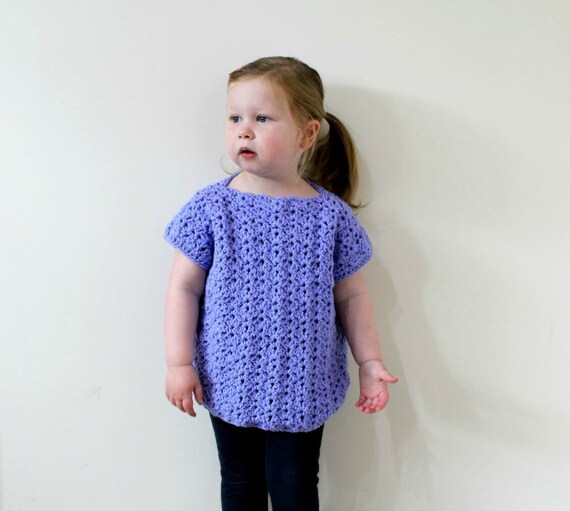 Items similar to CROCHET TOP PATTERN, Crochet Pattern, Girls Top ...