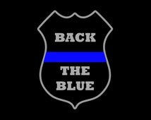 Popular items for thin blue line decor on Etsy
