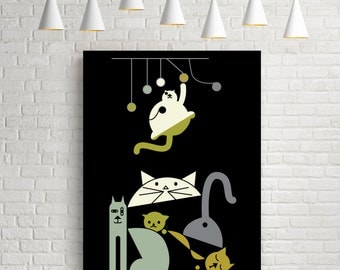 Animal poster | Etsy