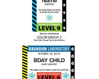 Scientist Badge Option 1 PRINTABLE