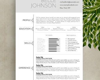 Elegant resume | Etsy