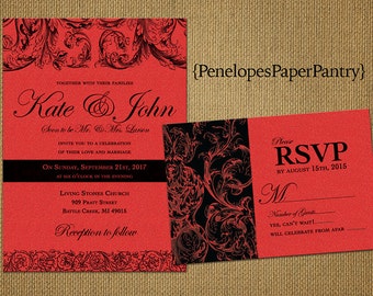 Scroll invitations | Etsy