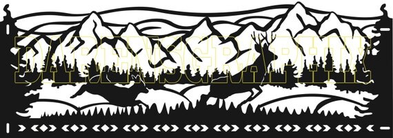 DXF file Deer Fire Ring