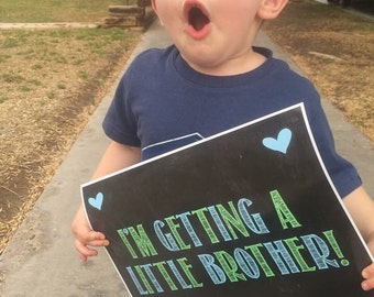 Little brother sign | Etsy