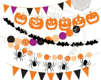 Halloween bunting | Etsy