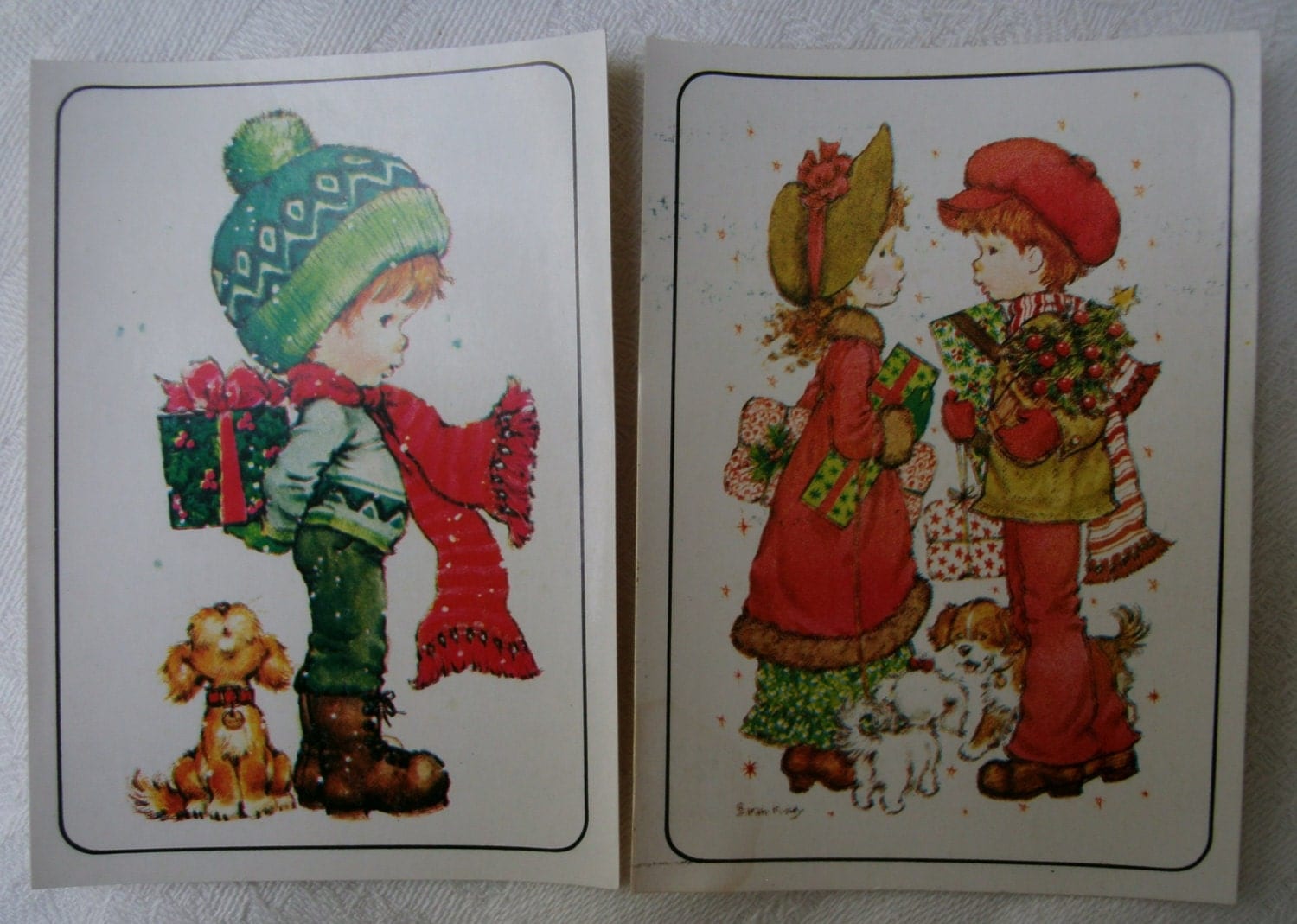 Vintage Stickers. Sarah Kay. Sarah Kay stickers set. 10