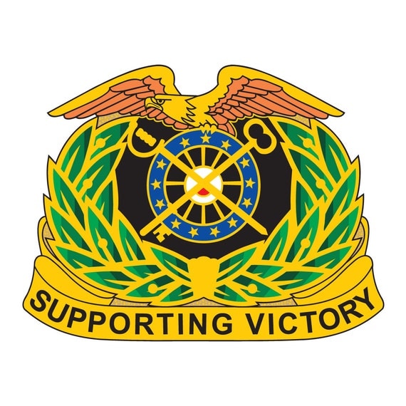 US Army Quartermaster Corps Insignia Full Color Decal
