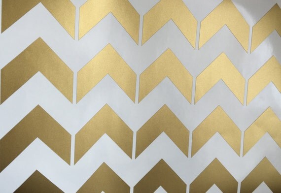 Chevron Wall Decal Sticker / Chevron Decals / by ArtForwardDecals