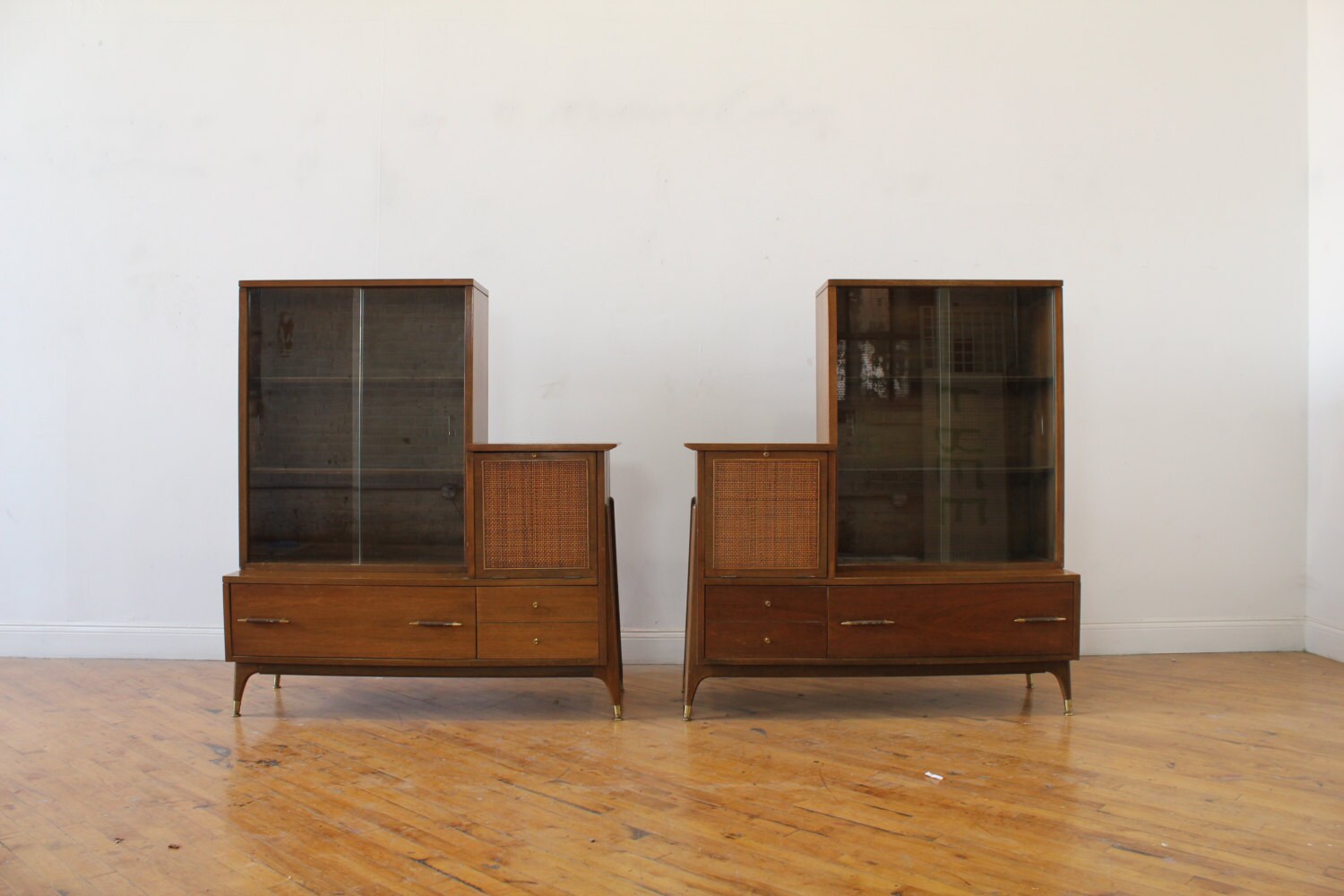Matching Pair of MCM Cabinet Shelves – Haute Juice