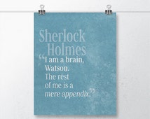 Popular items for sherlock printable on Etsy