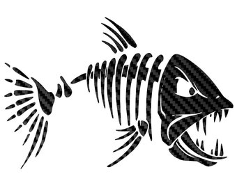 Fear no fish decal | Etsy