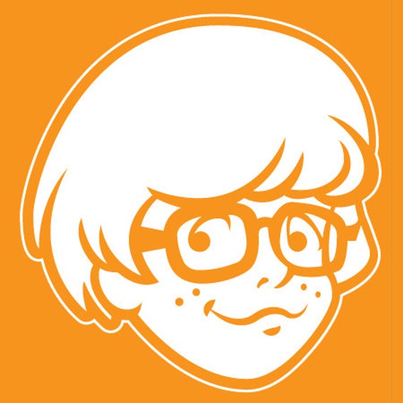 Items similar to VELMA DINKLEY Vinyl Decal - Scooby Doo on Etsy