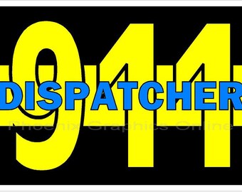 911 dispatcher decal | Etsy