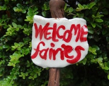 Unique fairies welcome sign related items | Etsy