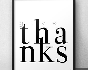 Give thanks letters | Etsy