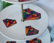 Articles uniques correspondant à diamond origami | Etsy