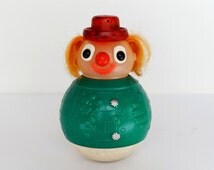 Unique roly poly clown toy related items | Etsy