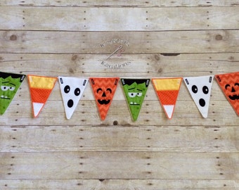 Unique halloween pennants related items | Etsy