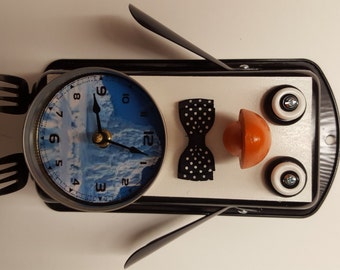 Penguin clock | Etsy