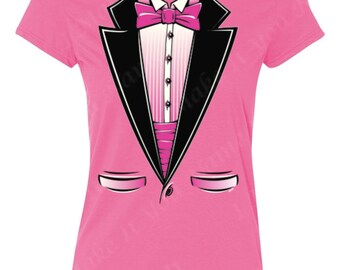 Tuxedo t shirt | Etsy