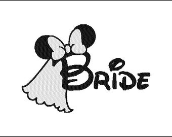 Minnie mouse bride | Etsy