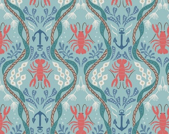 Lobster fabric | Etsy