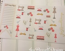 Unique sewing planner related items | Etsy