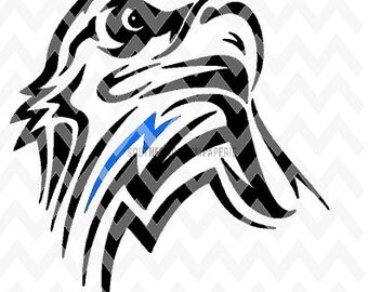 Thin blue line svg | Etsy