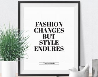 Coco chanel poster | Etsy