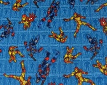 Unique iron man fabric related items | Etsy