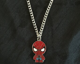 Spiderman necklace | Etsy